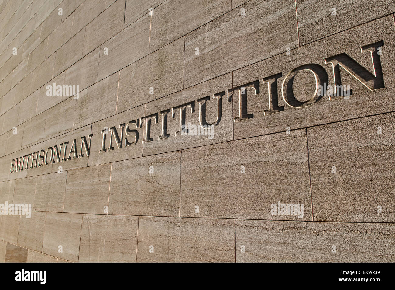 Smithsonian Institution Sign National Air And Space Museum Washington ...