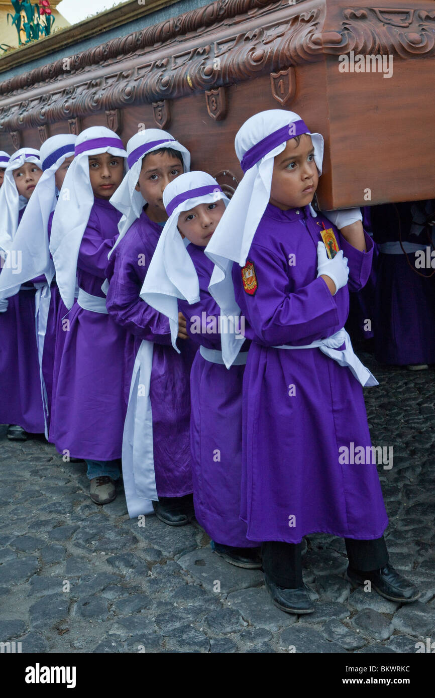 Holy week childrens procession hi-res stock photography and images - Alamy