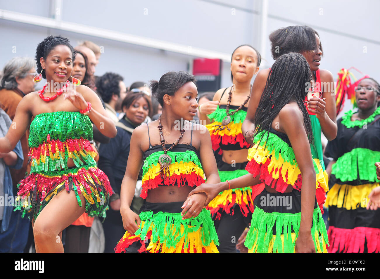caribbean parade festival in Paris Stock Photo - Alamy