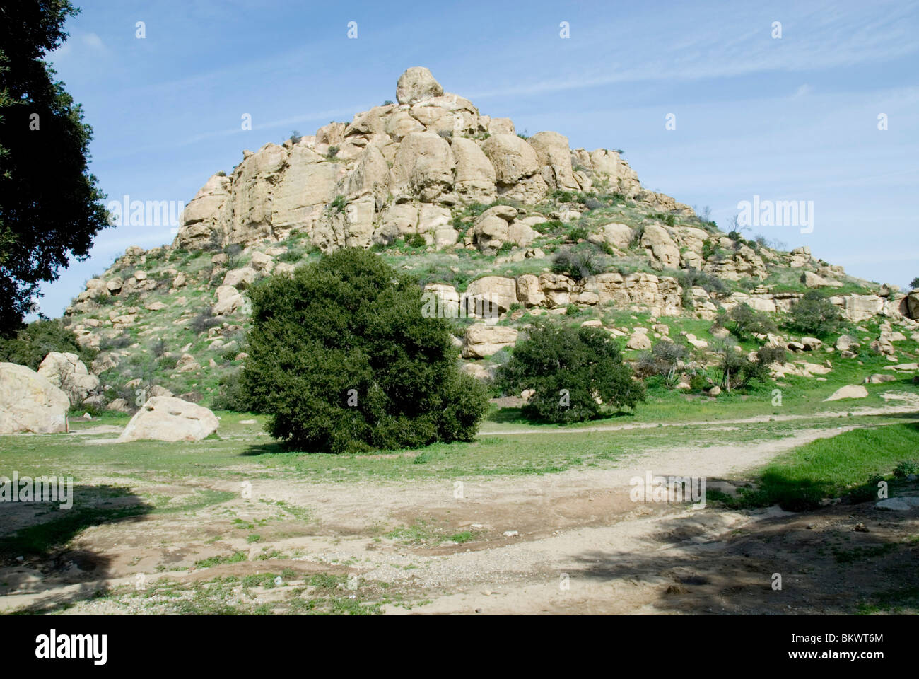 Stoney Point stands alone in Chatsworth, California as an old west ...