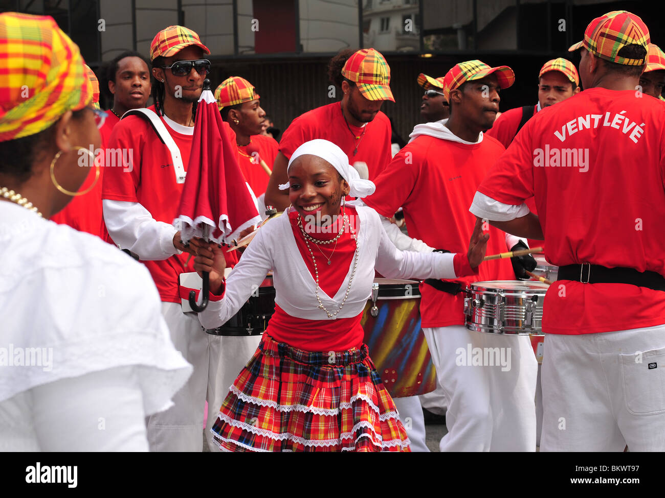 caribbean parade festival in Paris Stock Photo - Alamy