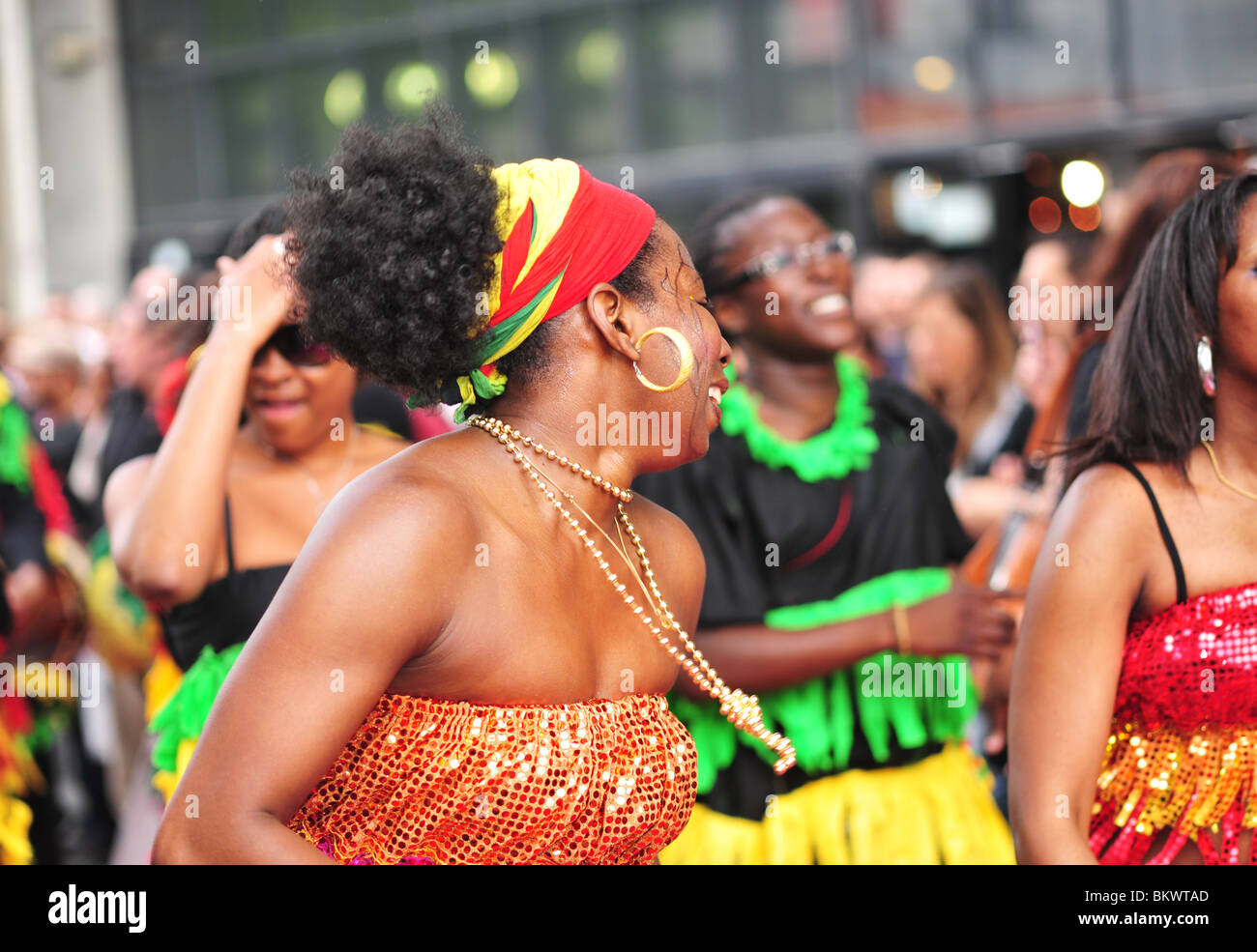 caribbean parade festival in Paris Stock Photo - Alamy