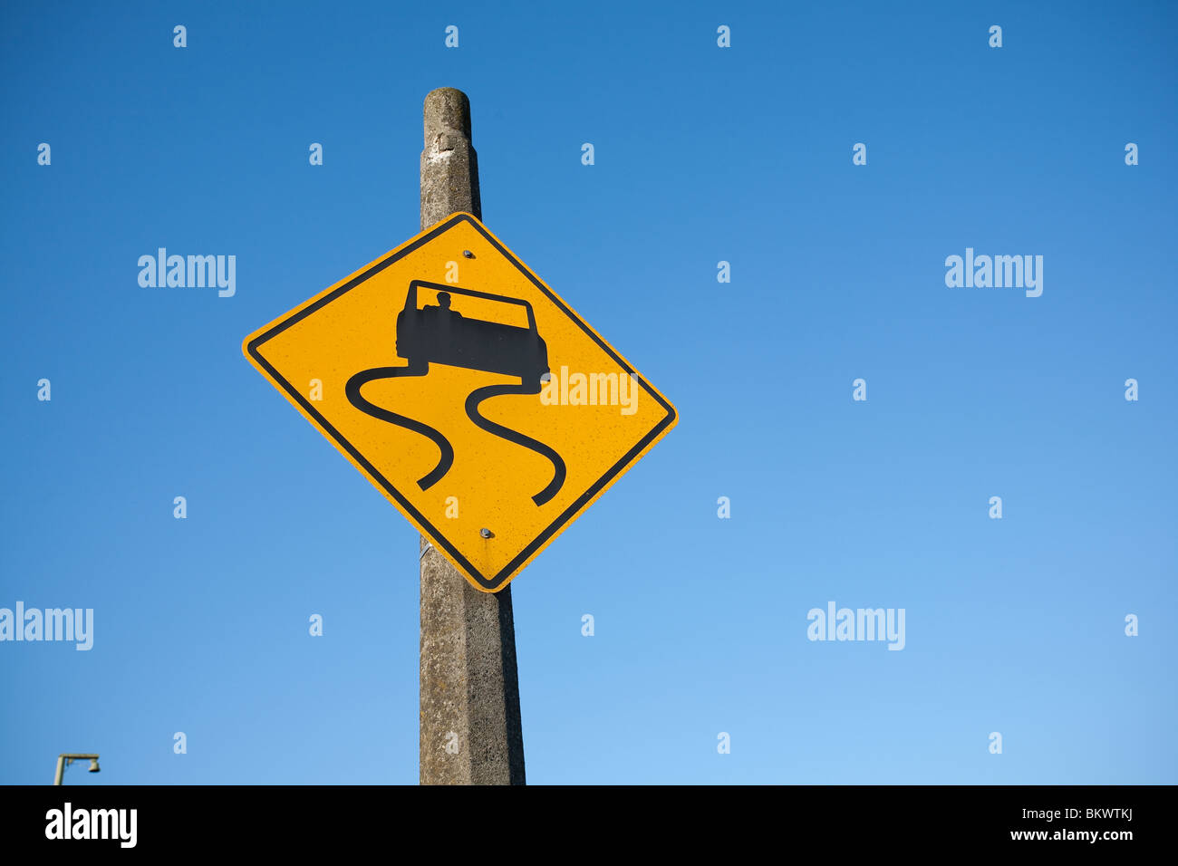 Slippery When Wet Traffic Warning Sign - South Park - Seattle ...