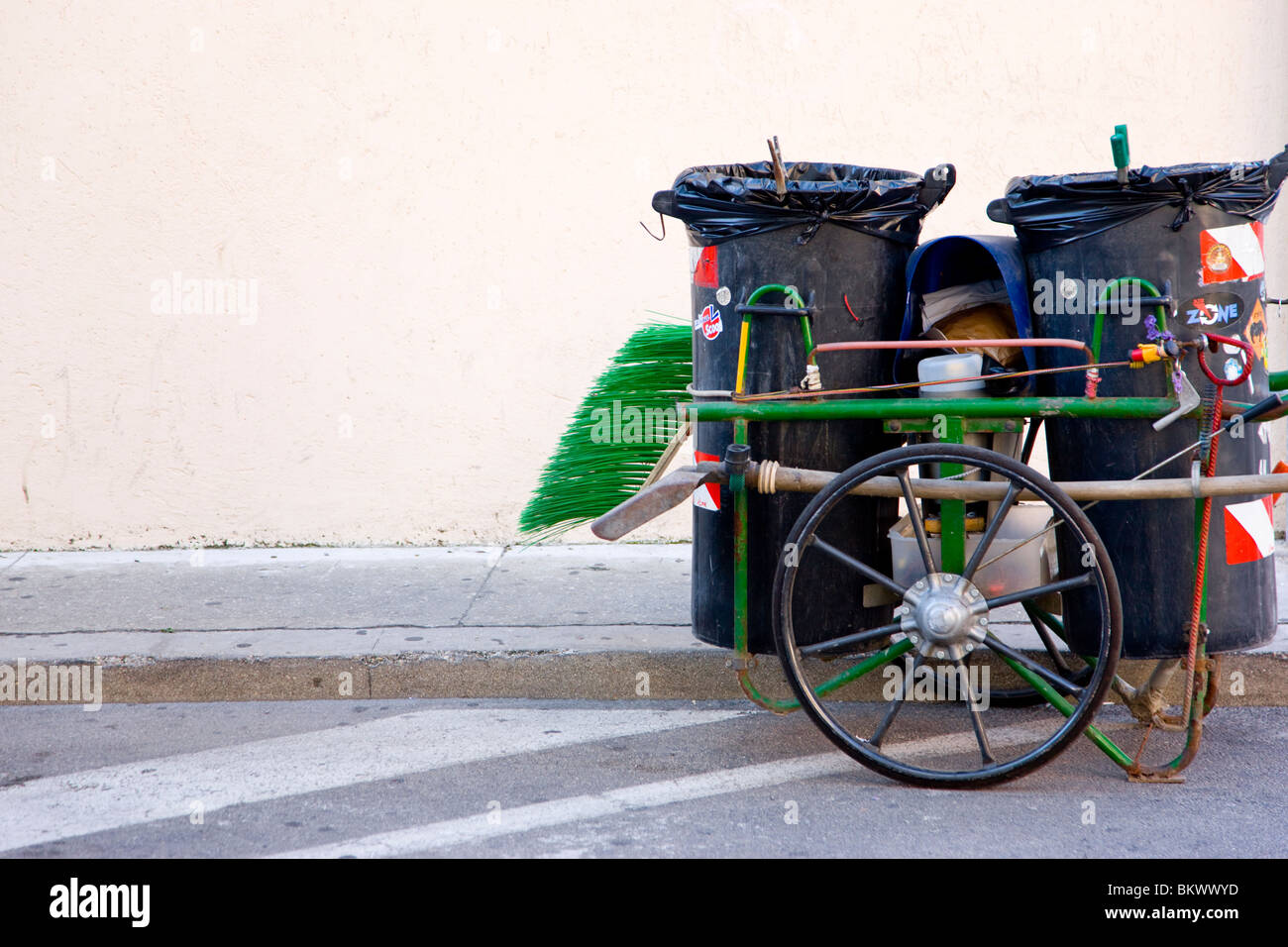 Road sweep trolley hi-res stock photography and images - Alamy