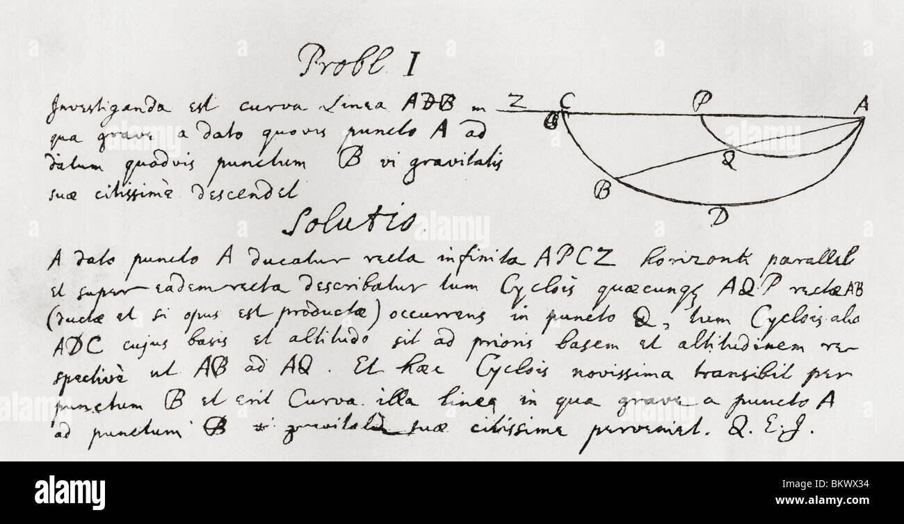 Solution of the problem of the Brachystochrone, or curve of quickest ...