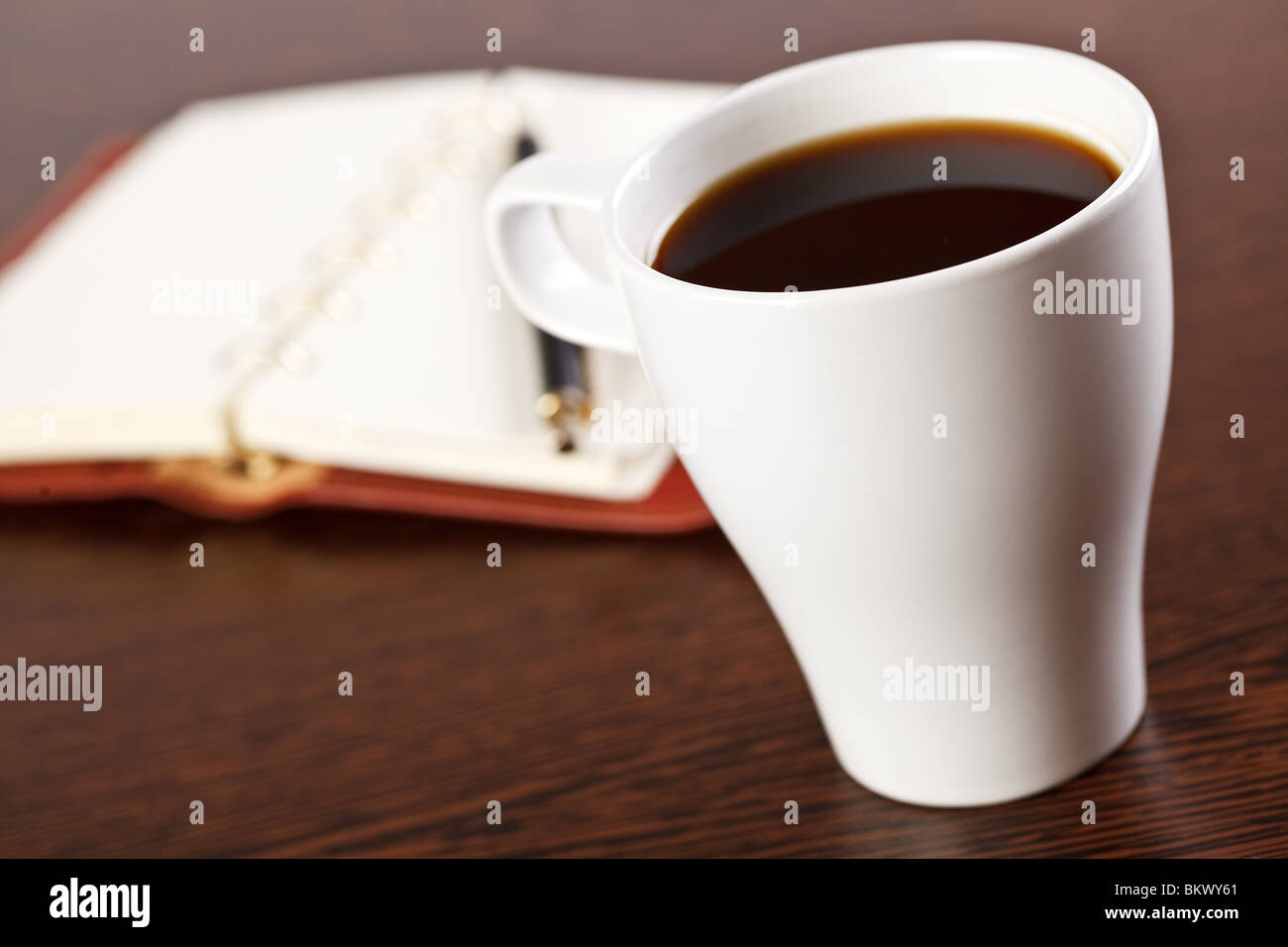 break in office . coffee on table Stock Photo - Alamy