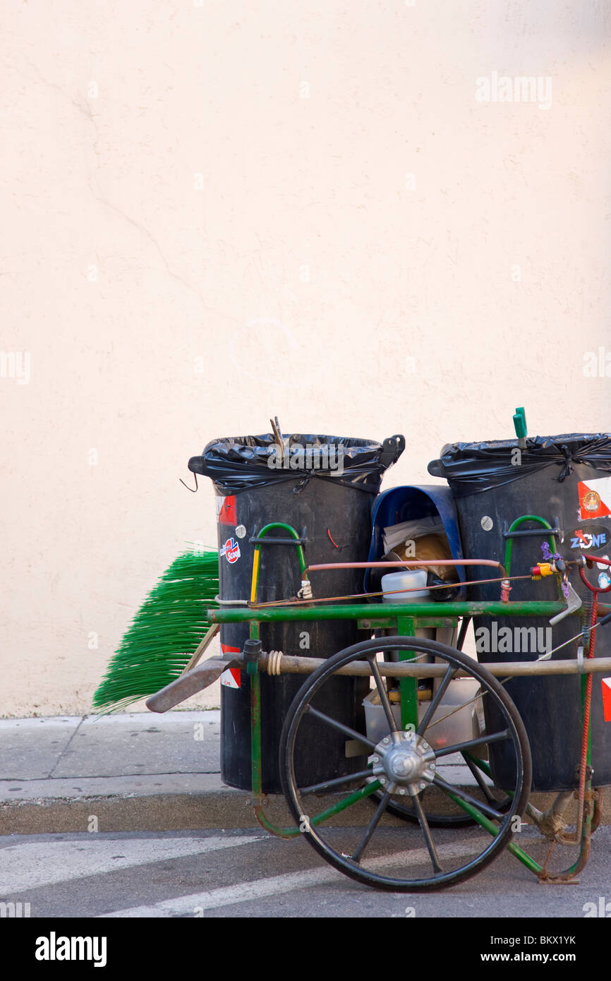 Road sweep trolley hi-res stock photography and images - Alamy