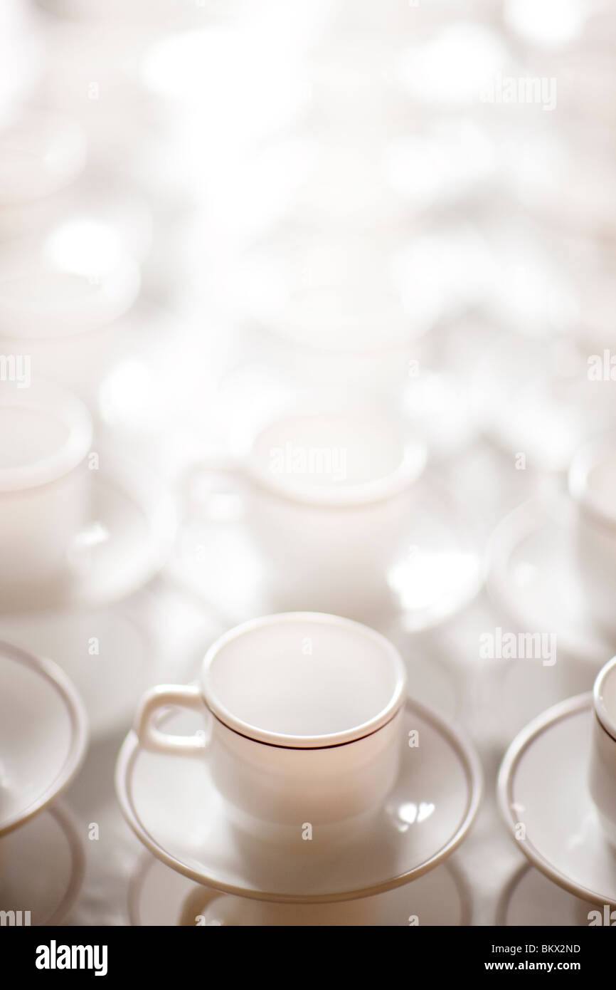 Row Espresso Cups High Resolution Stock Photography and Images - Alamy