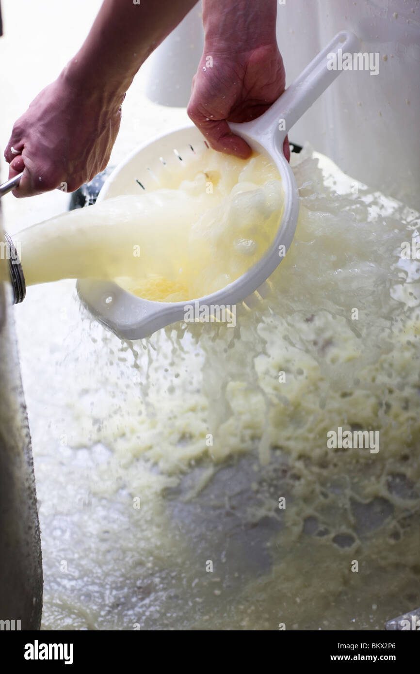 Mans hands with cheese hi-res stock photography and images - Alamy
