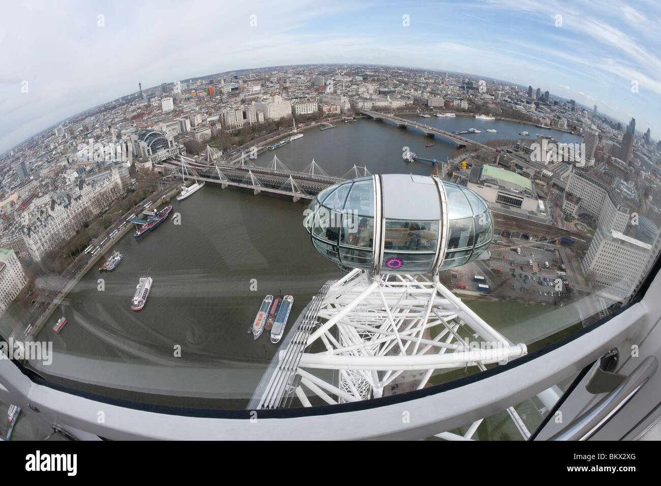 London Eye capsule Stock Photo - Alamy