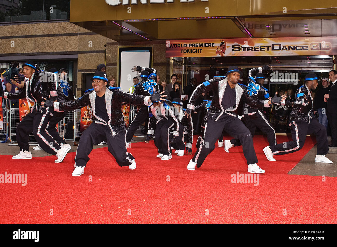Flawless perform on the red carpet at the World Premiere of StreetDance ...