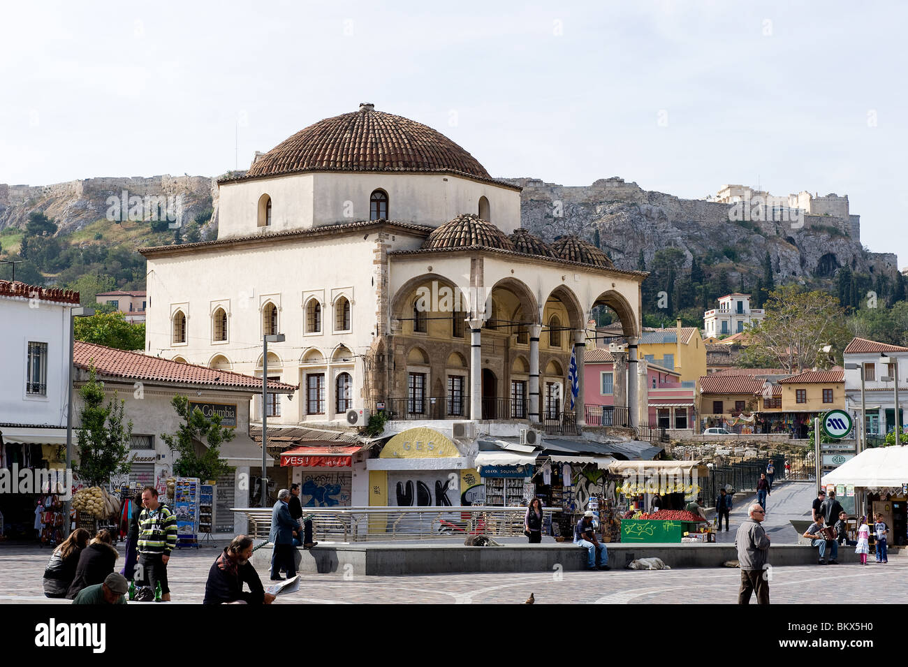Monastiraki Square, Athens, Greece Stock Photo - Alamy