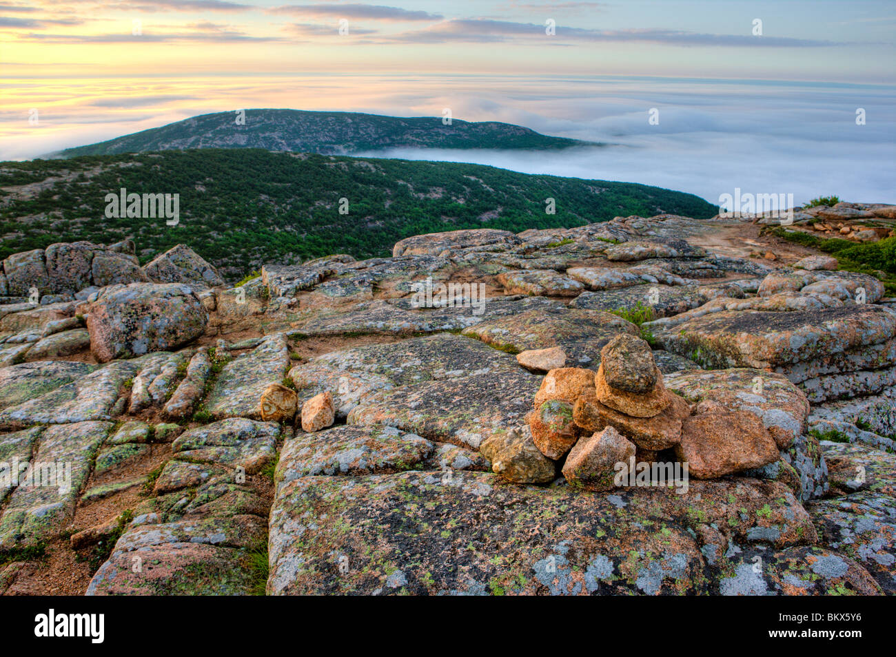 Cairn on mountain hi-res stock photography and images - Alamy