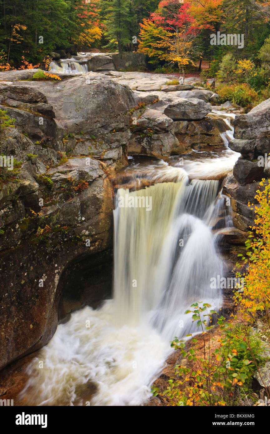 Screw Auger Falls in Maine's Grafton Notch State Park. Fall. Bear River ...