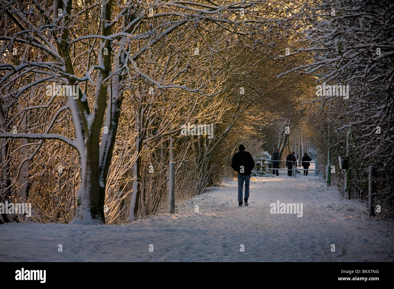 Snow commuting hi-res stock photography and images - Alamy