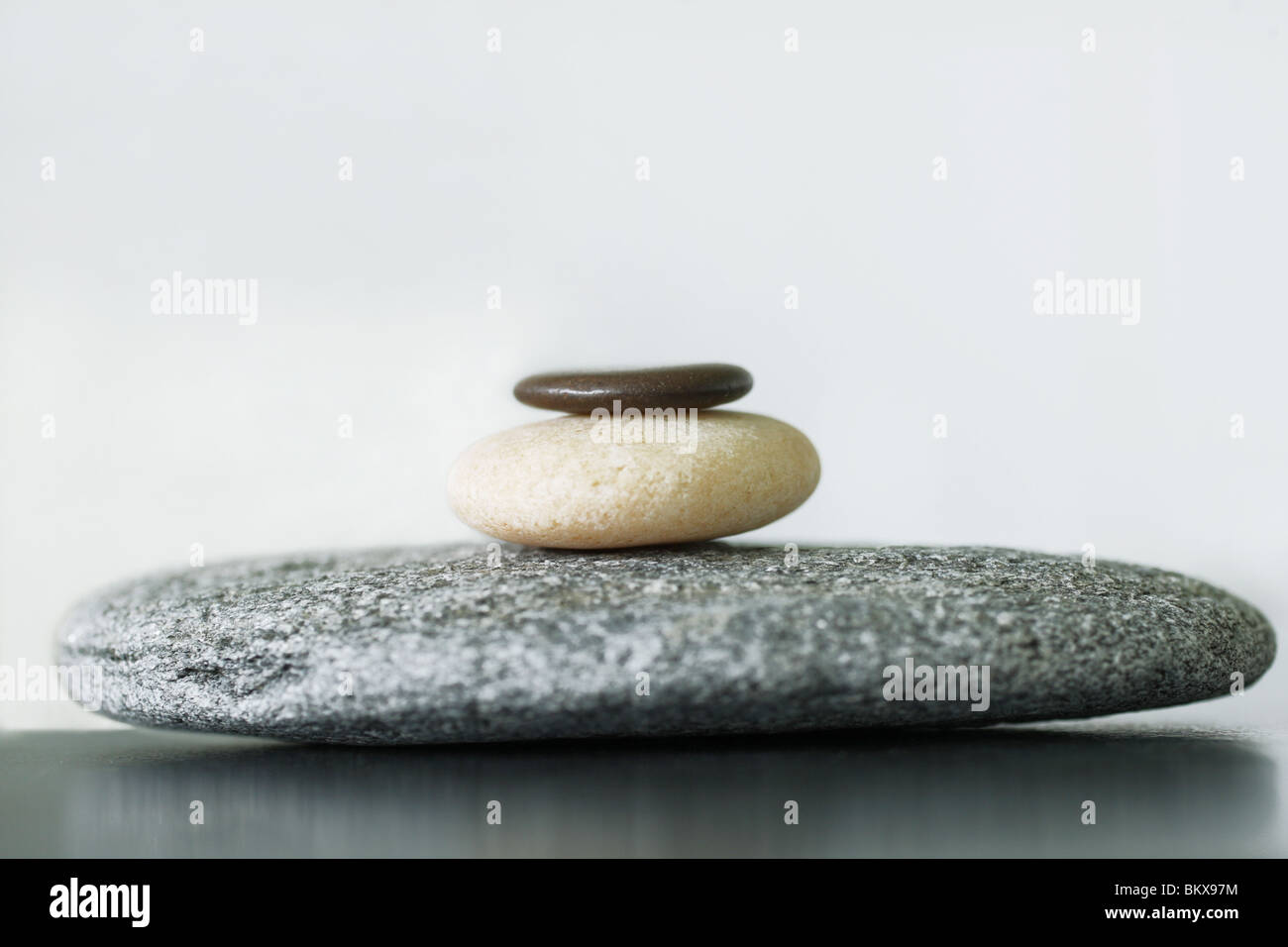 Stones balanced suggesting Zen, Calm and Serenity Stock Photo - Alamy