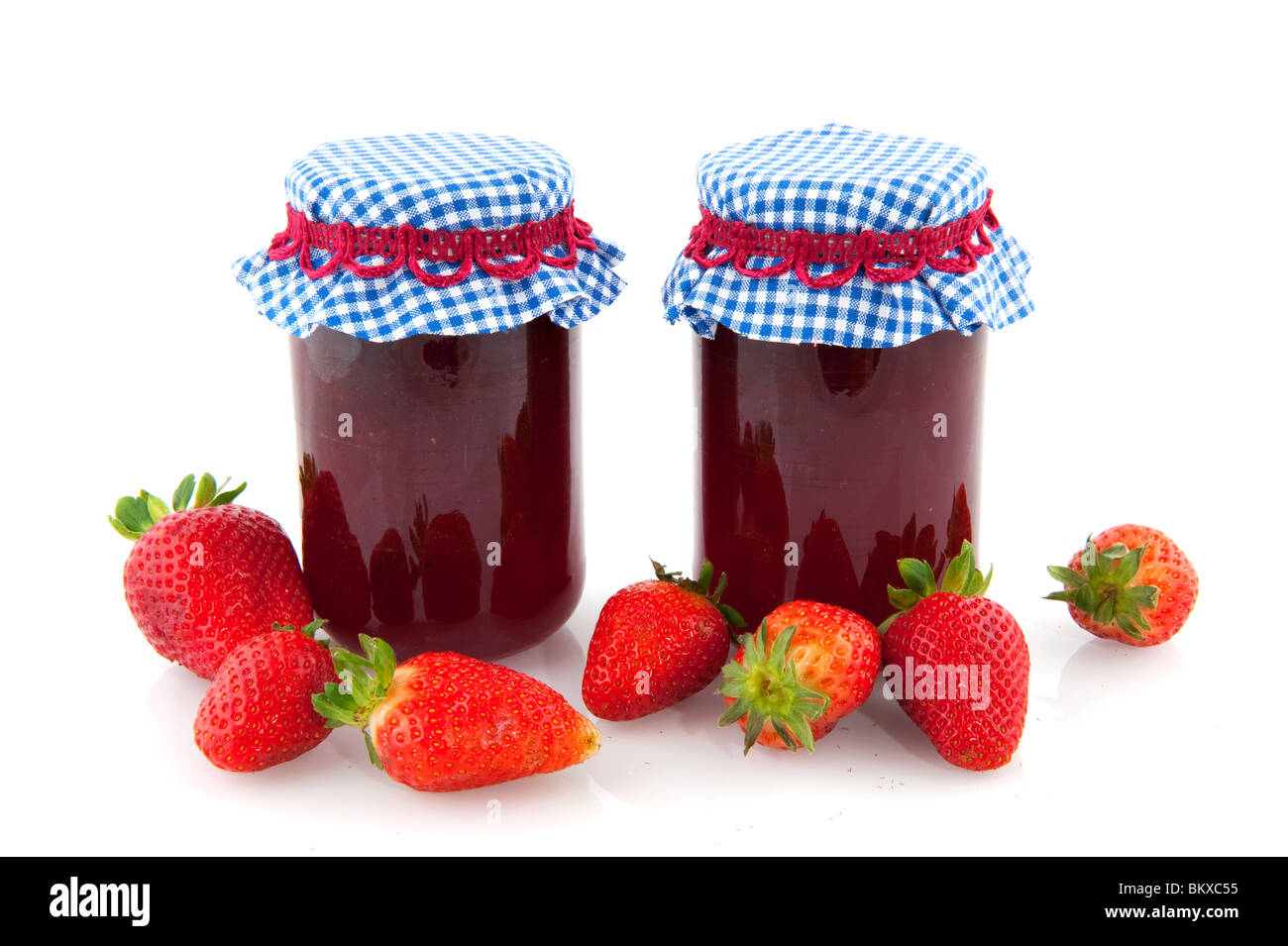 Pots of jam Cut Out Stock Images & Pictures - Alamy