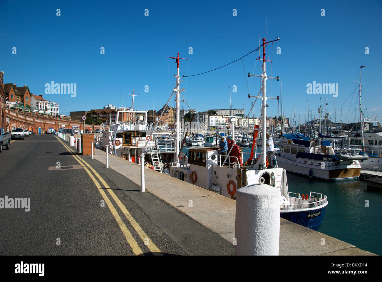 Ramsgate Kent UK Harbor Harbour Quay Marina Stock Photo - Alamy