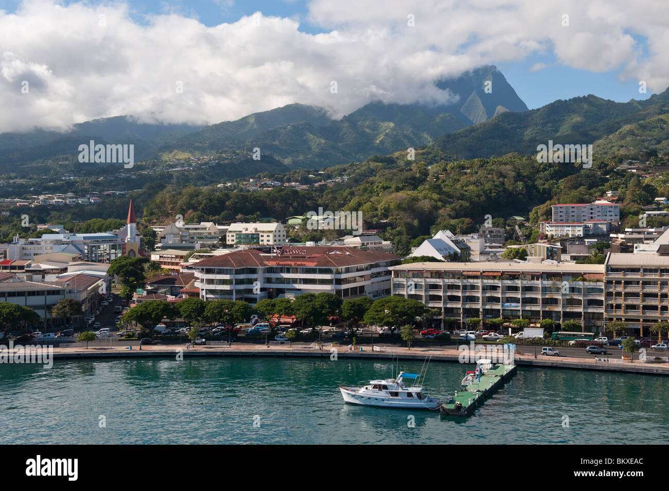 Papeete Waterfront, Tahiti, French Polynesia Stock Photo - Alamy