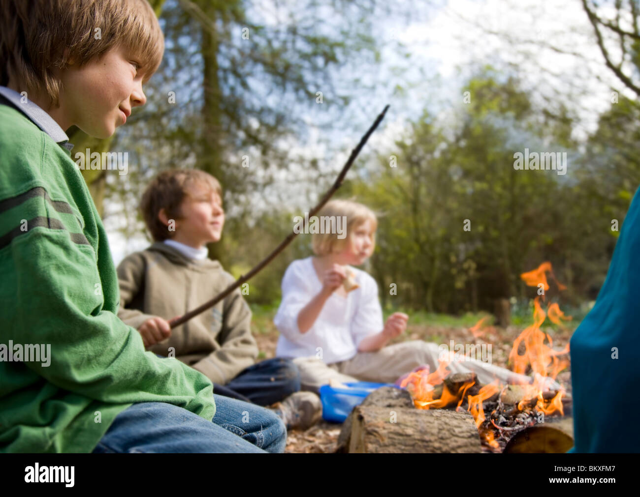 Sitting Around A Campfire High Resolution Stock Photography and Images ...