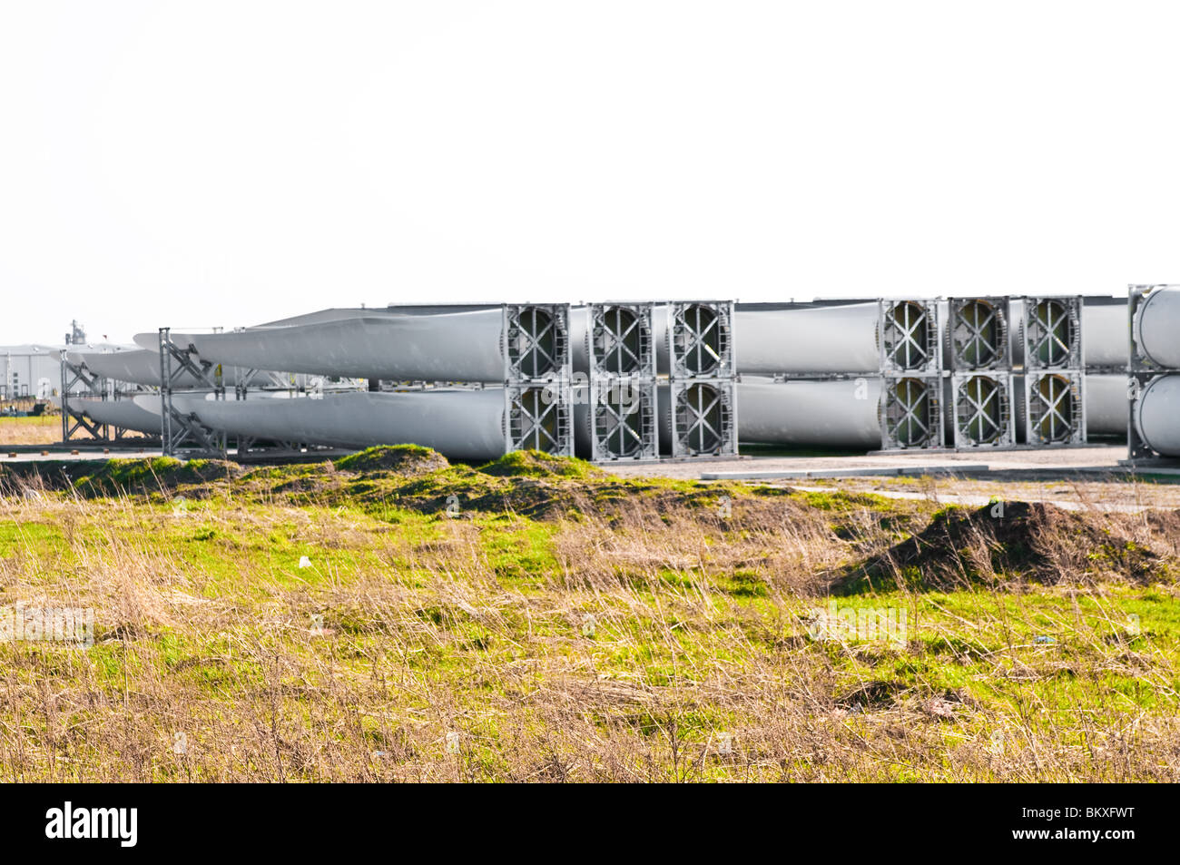 wings of wind turbine Stock Photo - Alamy