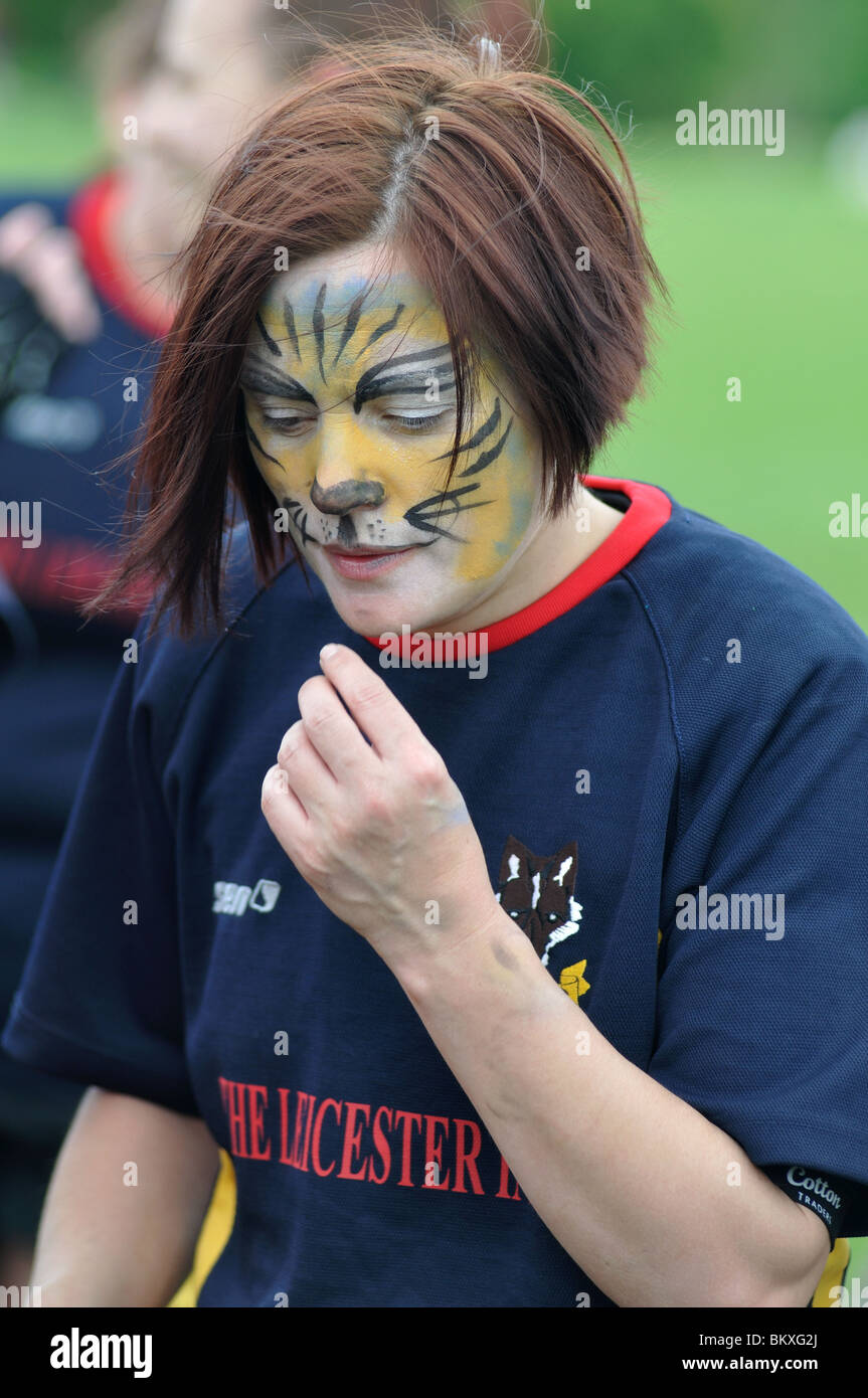 Rugby face paint hi-res stock photography and images - Alamy
