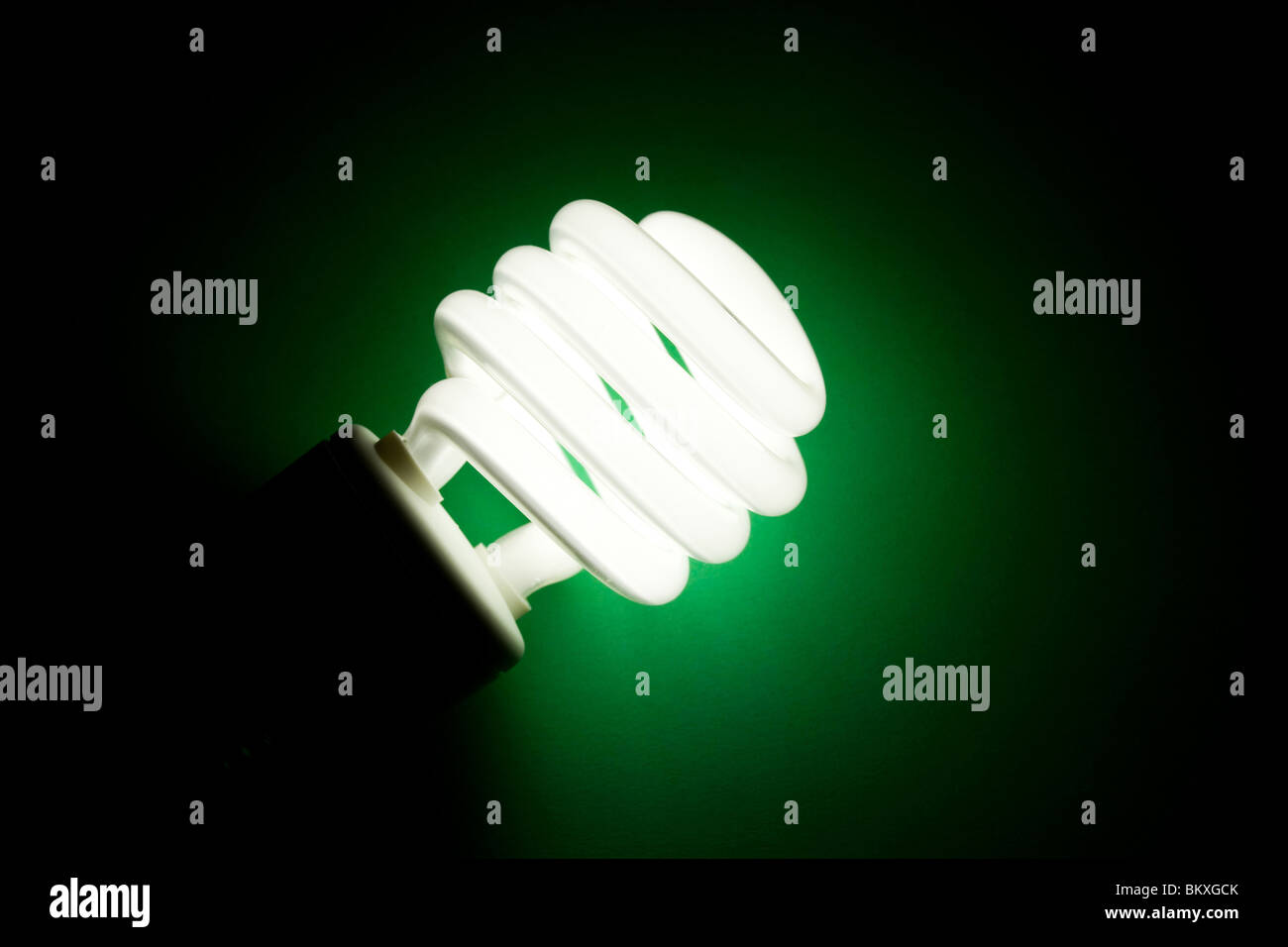 Compact Fluorescent Lightbulb clsoe up Stock Photo - Alamy