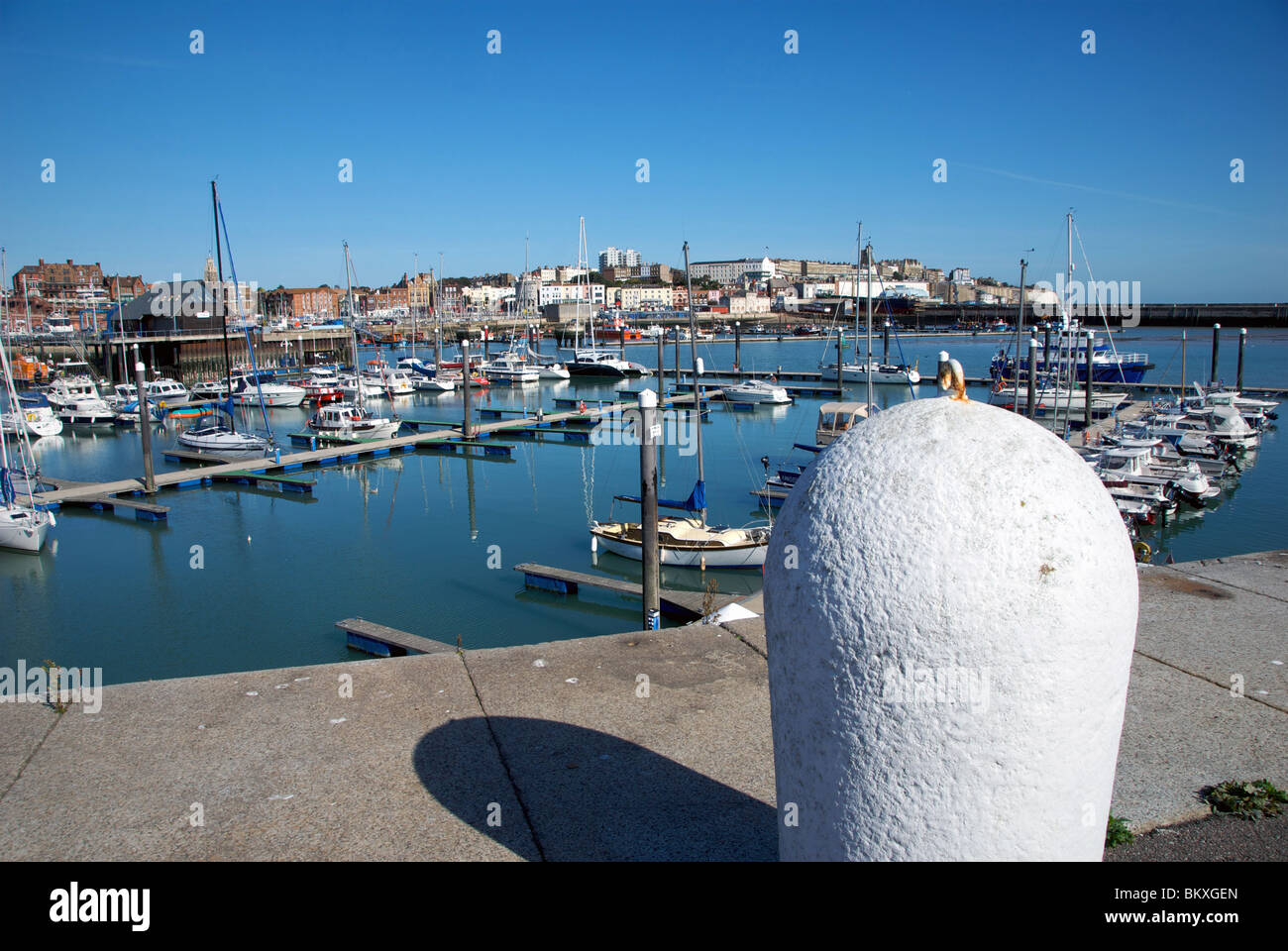 Ramsgate Kent UK Harbor Harbour Quay Marina Stock Photo - Alamy