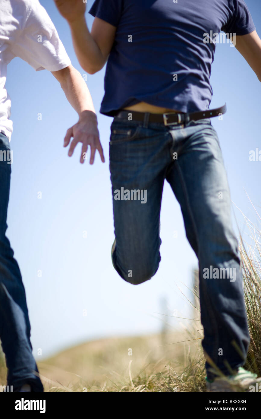 Men running - headless Stock Photo - Alamy Men running - headless Stock Photo - Alamy