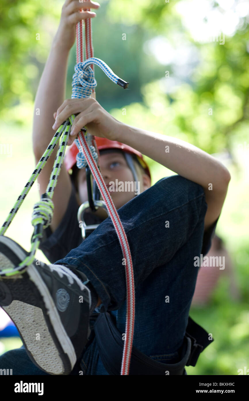 Dangling From Rope High Resolution Stock Photography and Images - Alamy