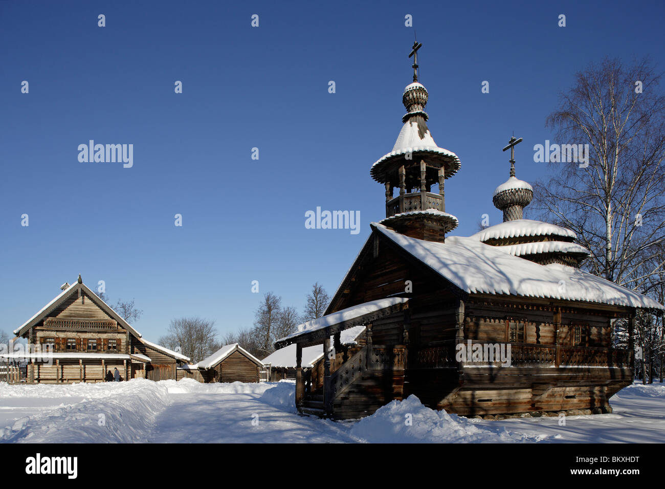 Russia Novgorod-the-Great Region Vitoslavlitsy Museum of Wooden ...