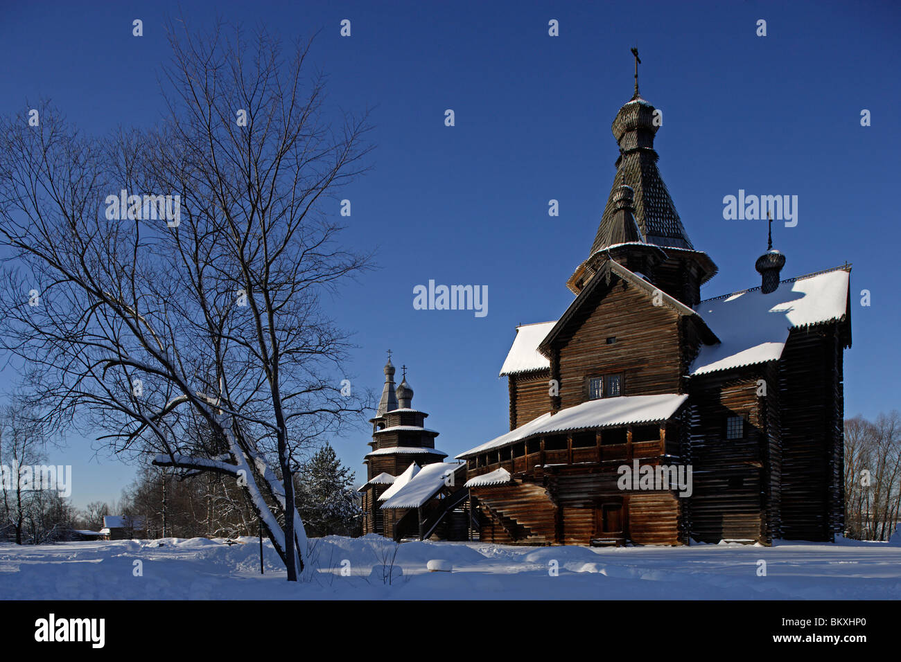 Russia Novgorod-the-Great Region Vitoslavlitsy Museum of Wooden ...