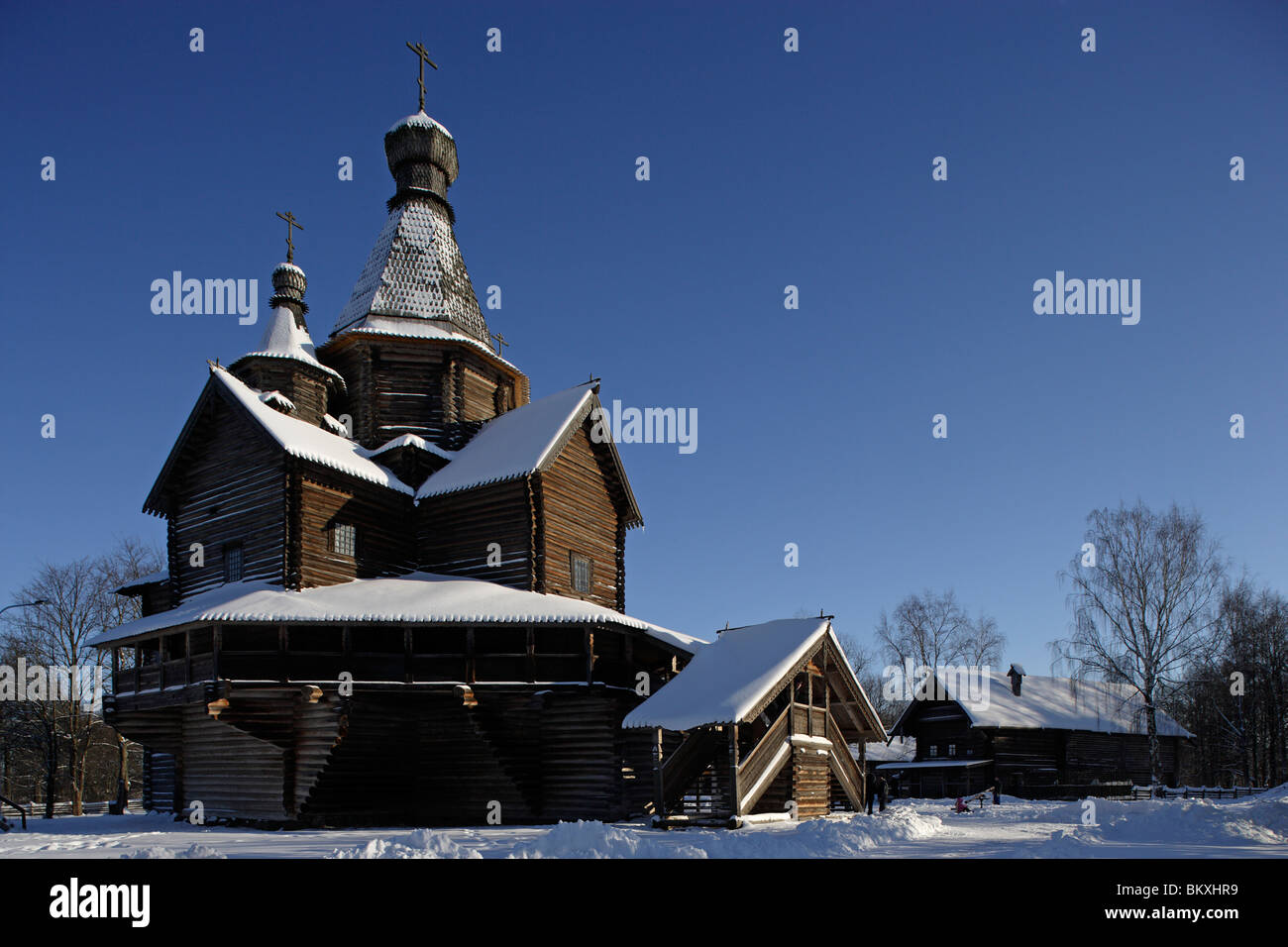 Russia Novgorod-the-Great Region Vitoslavlitsy Museum of Wooden ...