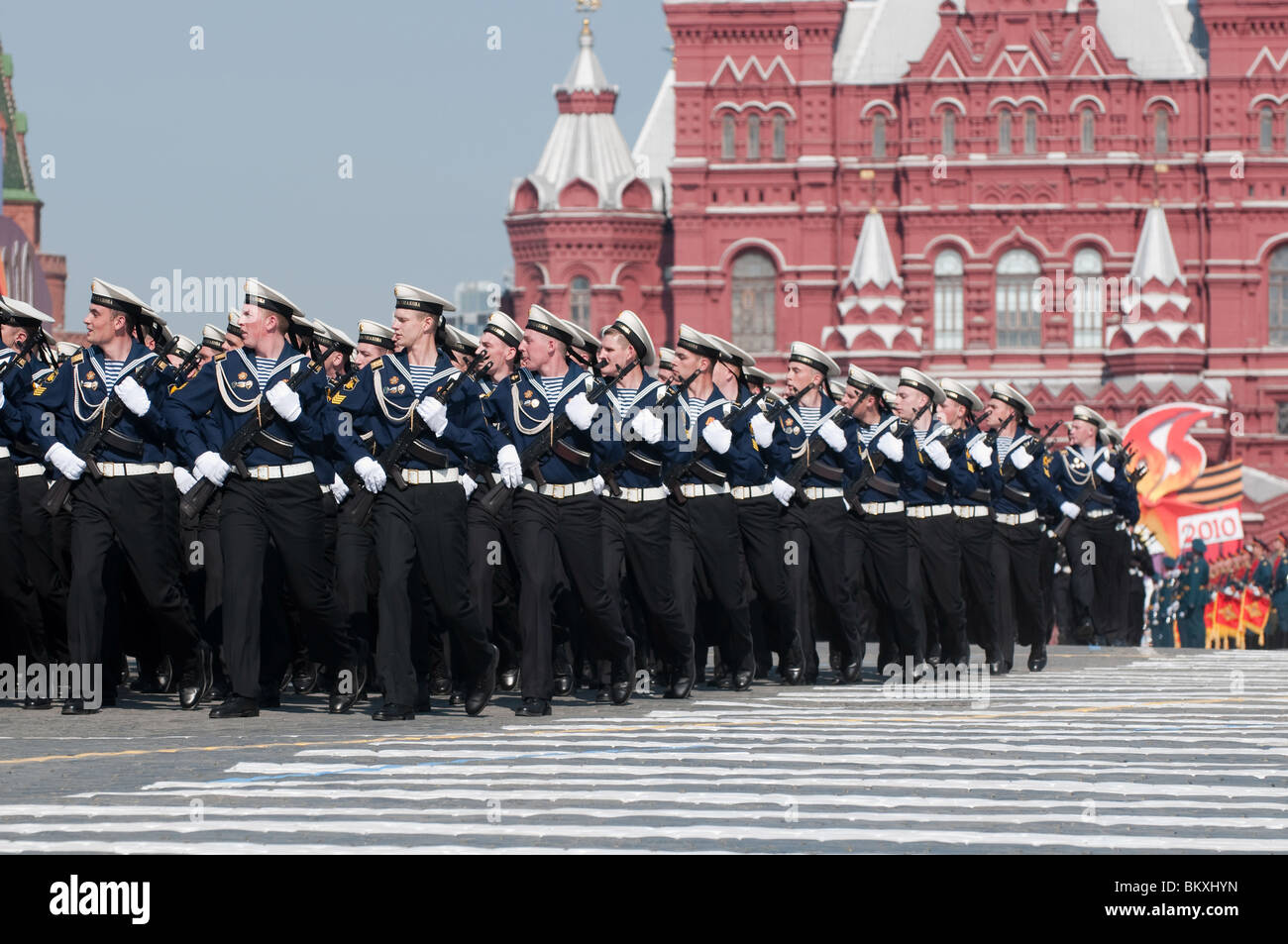 Russian soldiers marching 2010 hi-res stock photography and images - Alamy