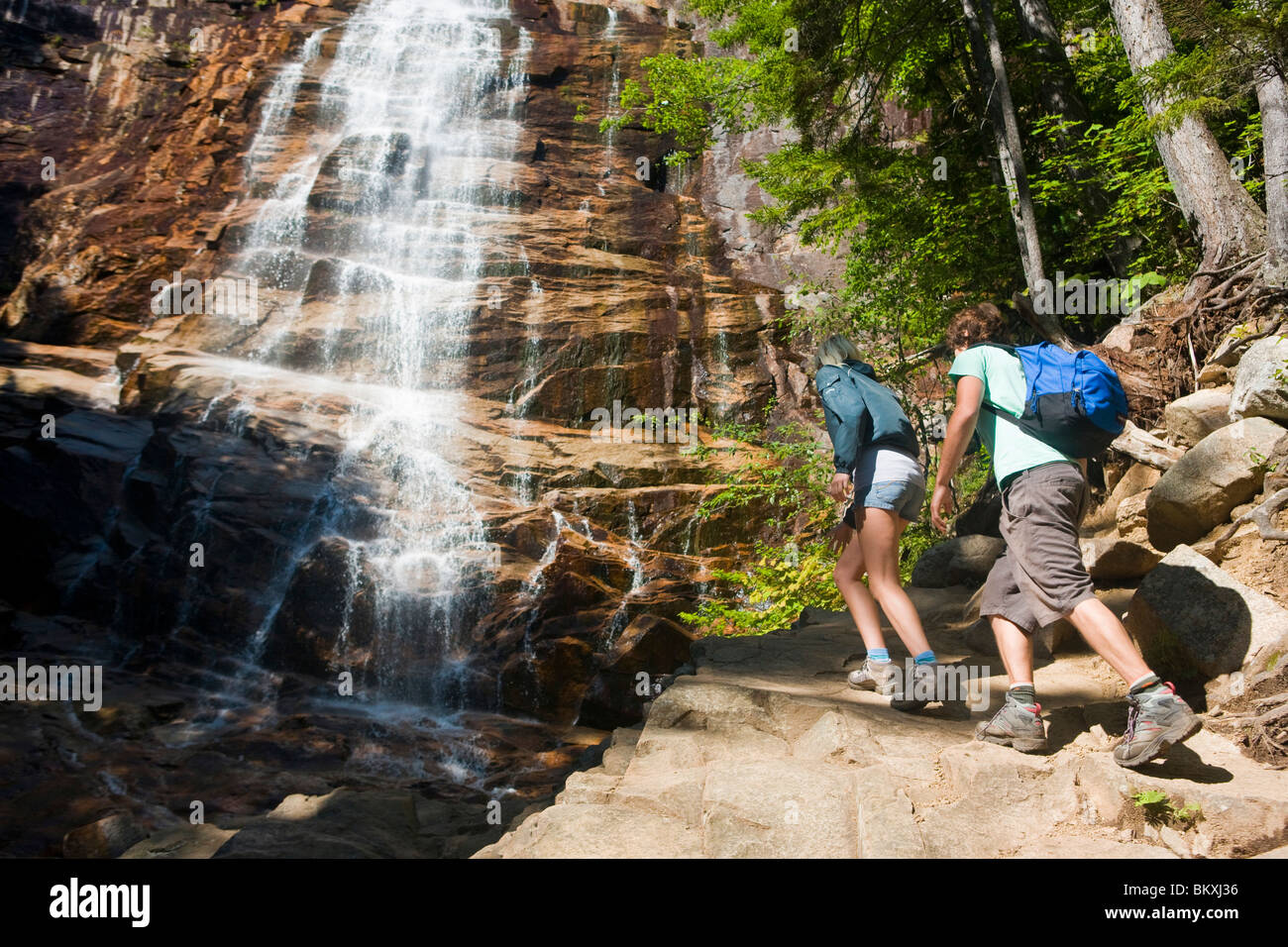 Crawford Notch State Park And Hike Stock Photos & Crawford Notch State ...