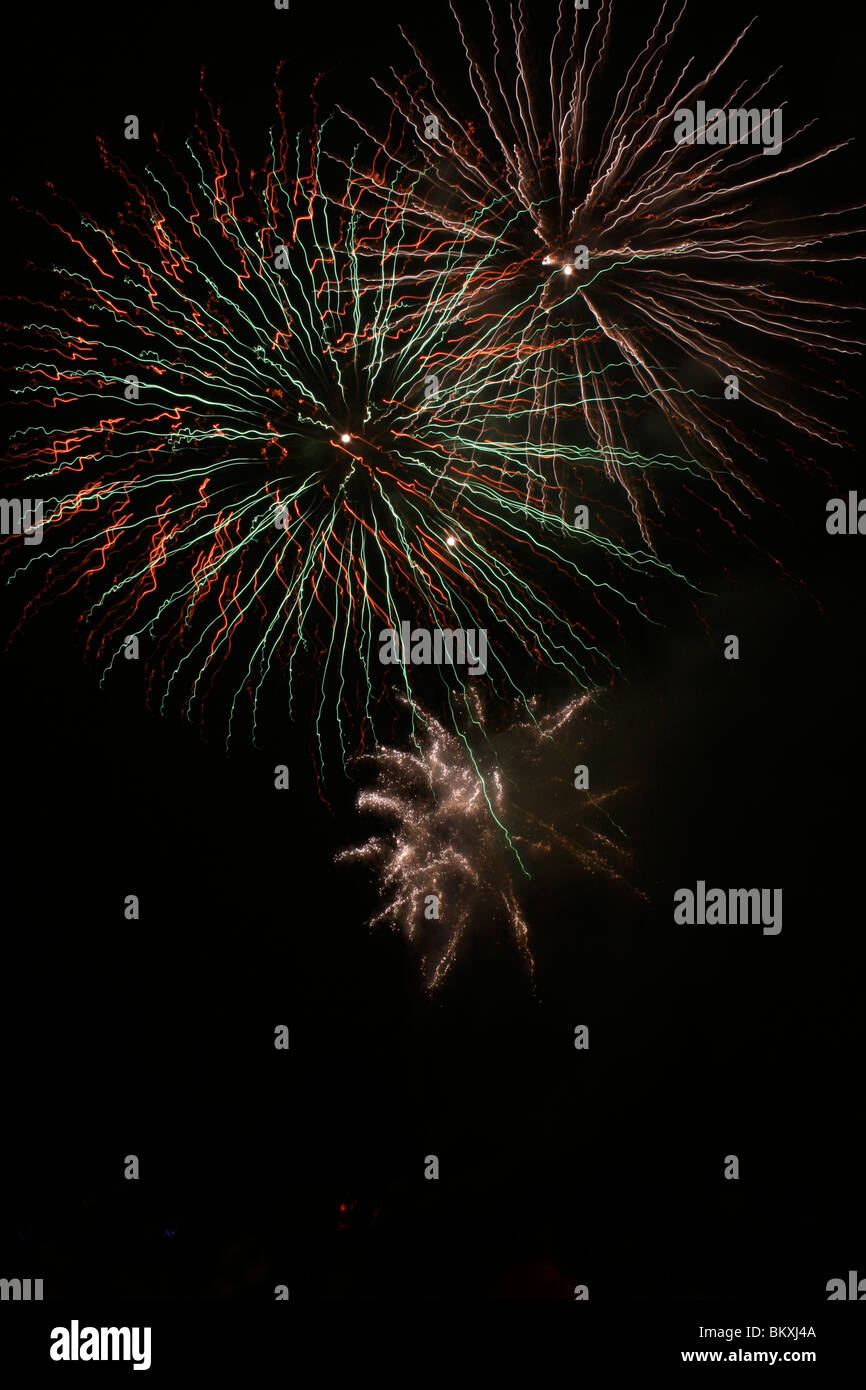 Manchester new year's eve fireworks hi-res stock photography and images ...