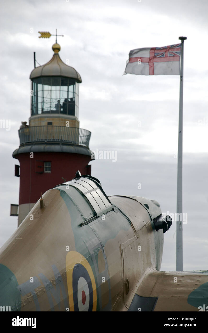 WW2 Hurricane fighter plane replica from the 1968 Battle of Britain ...