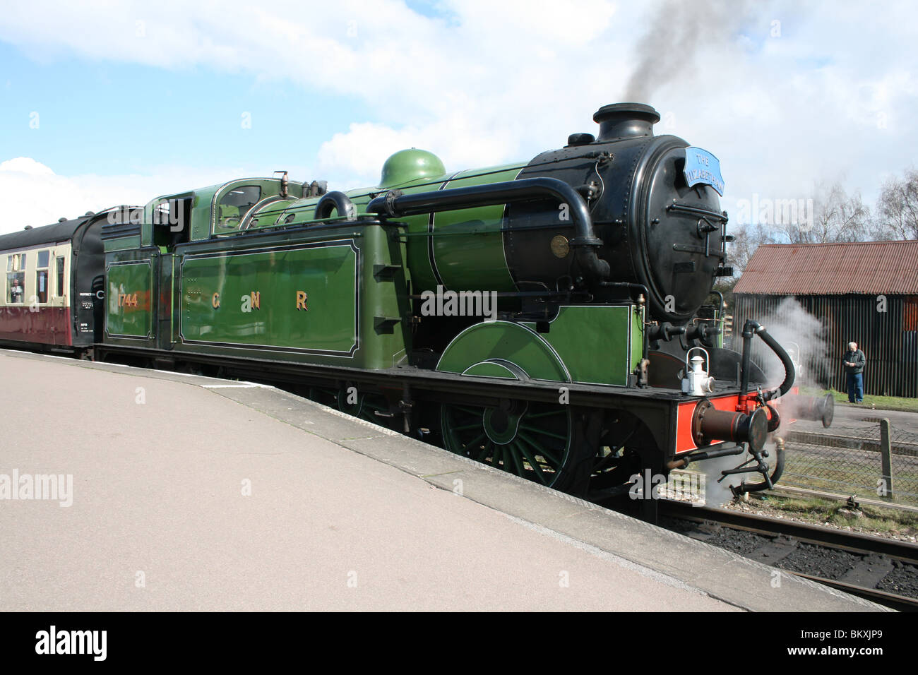 Steam Engine at the Great Central Railway Quorn Stock Photo - Alamy
