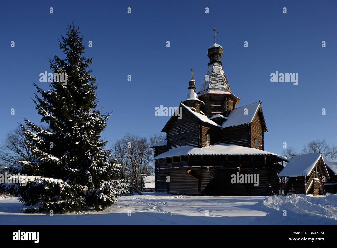 Russia Novgorod-the-Great Region Vitoslavlitsy Museum of Wooden ...