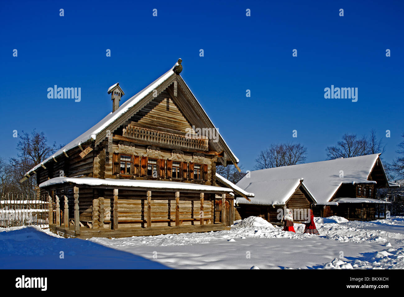 Russia Novgorod-the-Great Region Vitoslavlitsy Museum of Wooden ...