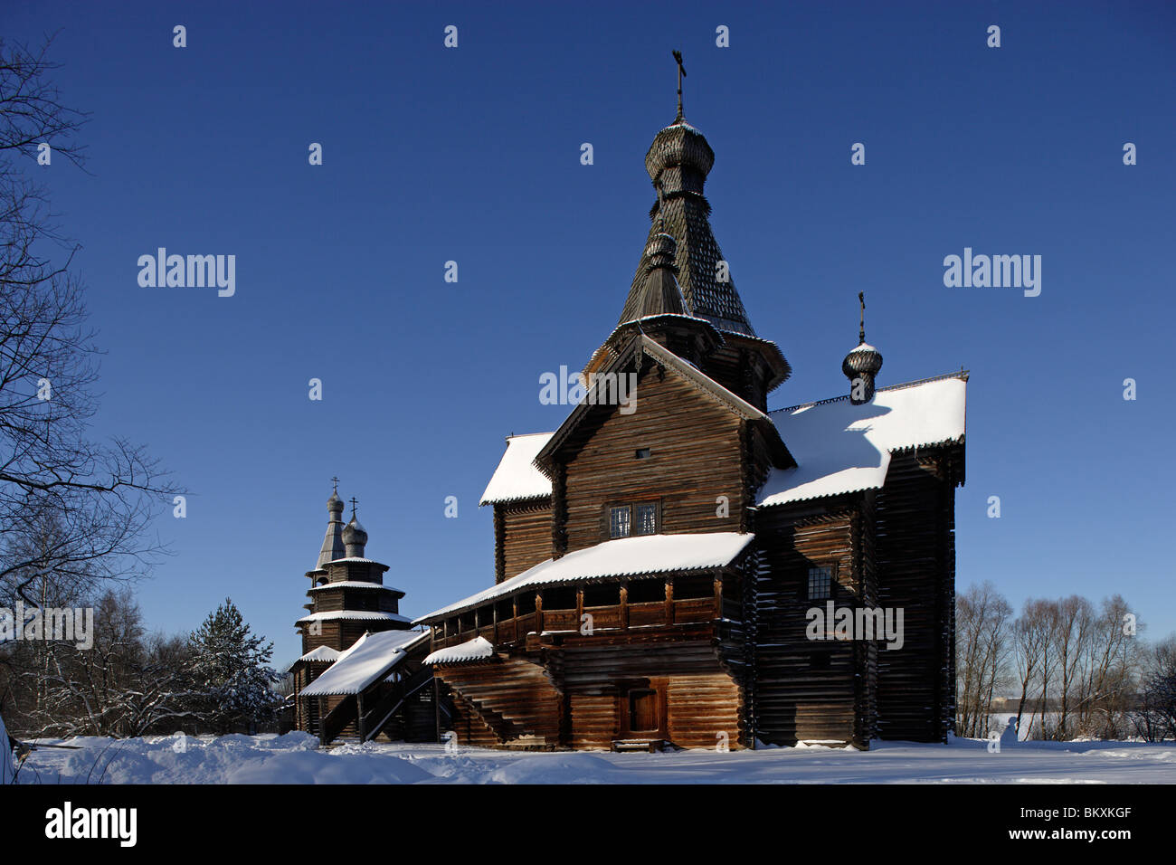 Russia Novgorod-the-Great Region Vitoslavlitsy Museum of Wooden ...