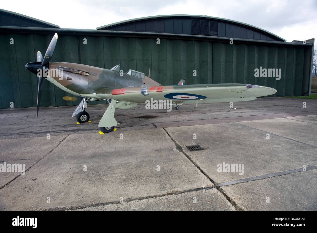 Hawker Hurricane British World War 2 fighter plane Stock Photo - Alamy