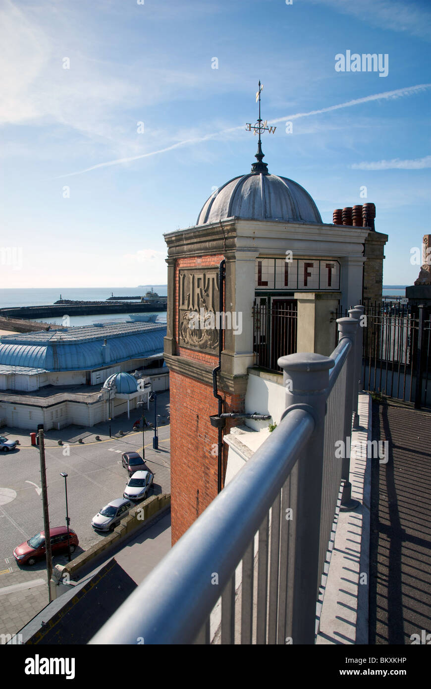 Ramsgate Kent UK Harbor Harbour Quay Cliff Lift Stock Photo - Alamy