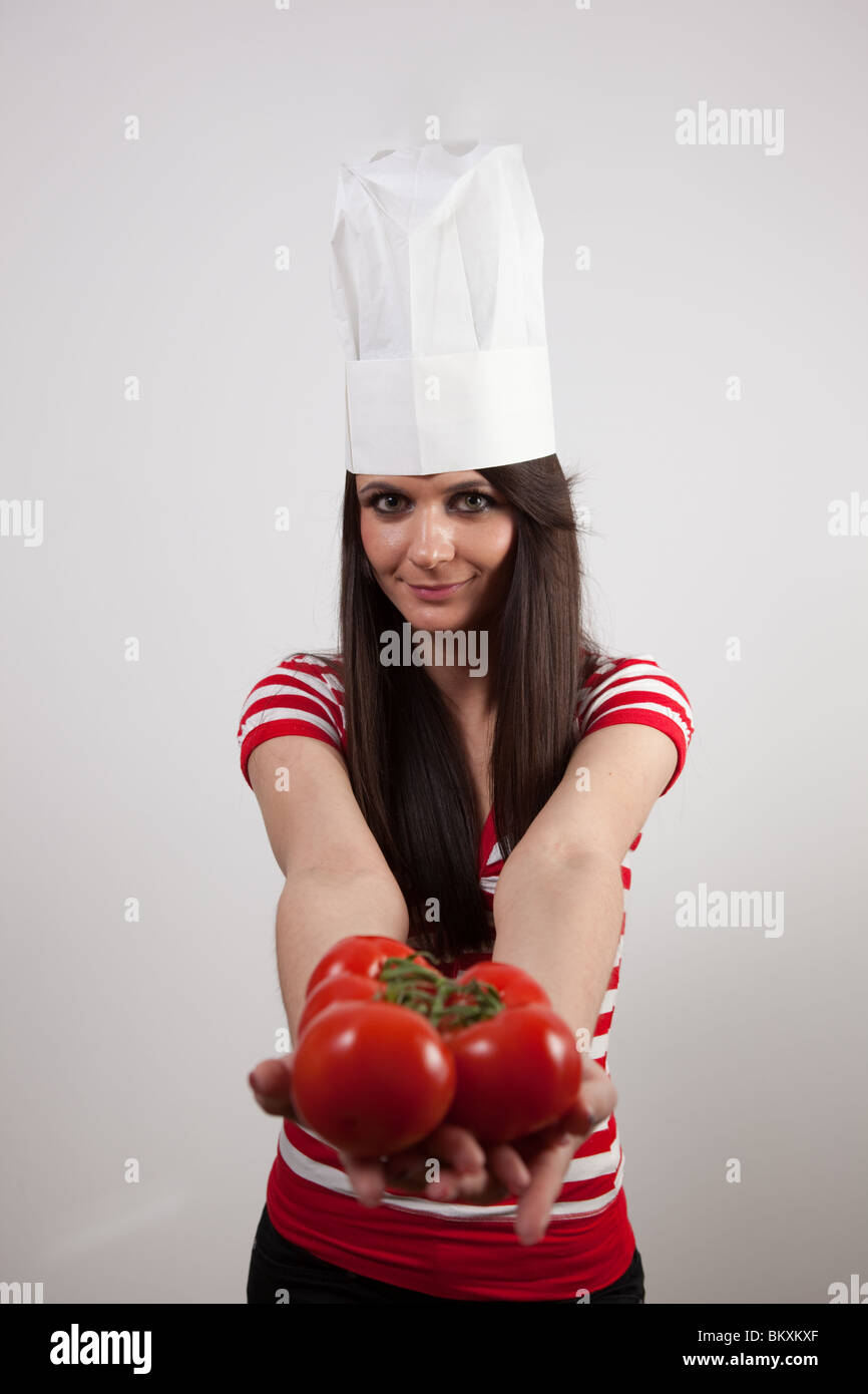 Cook hair cap hi-res stock photography and images - Alamy
