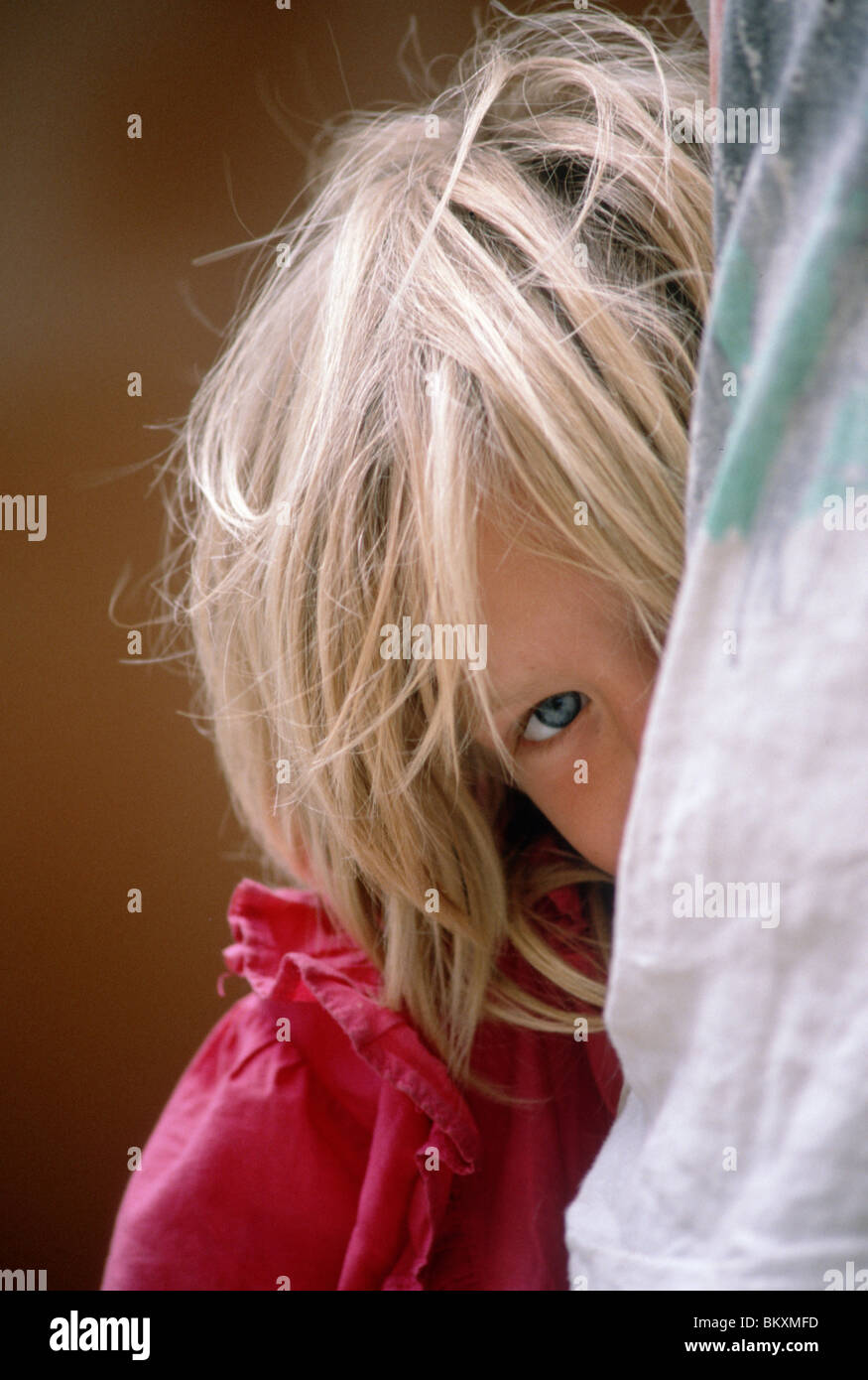 Shy child and legs hi-res stock photography and images - Alamy