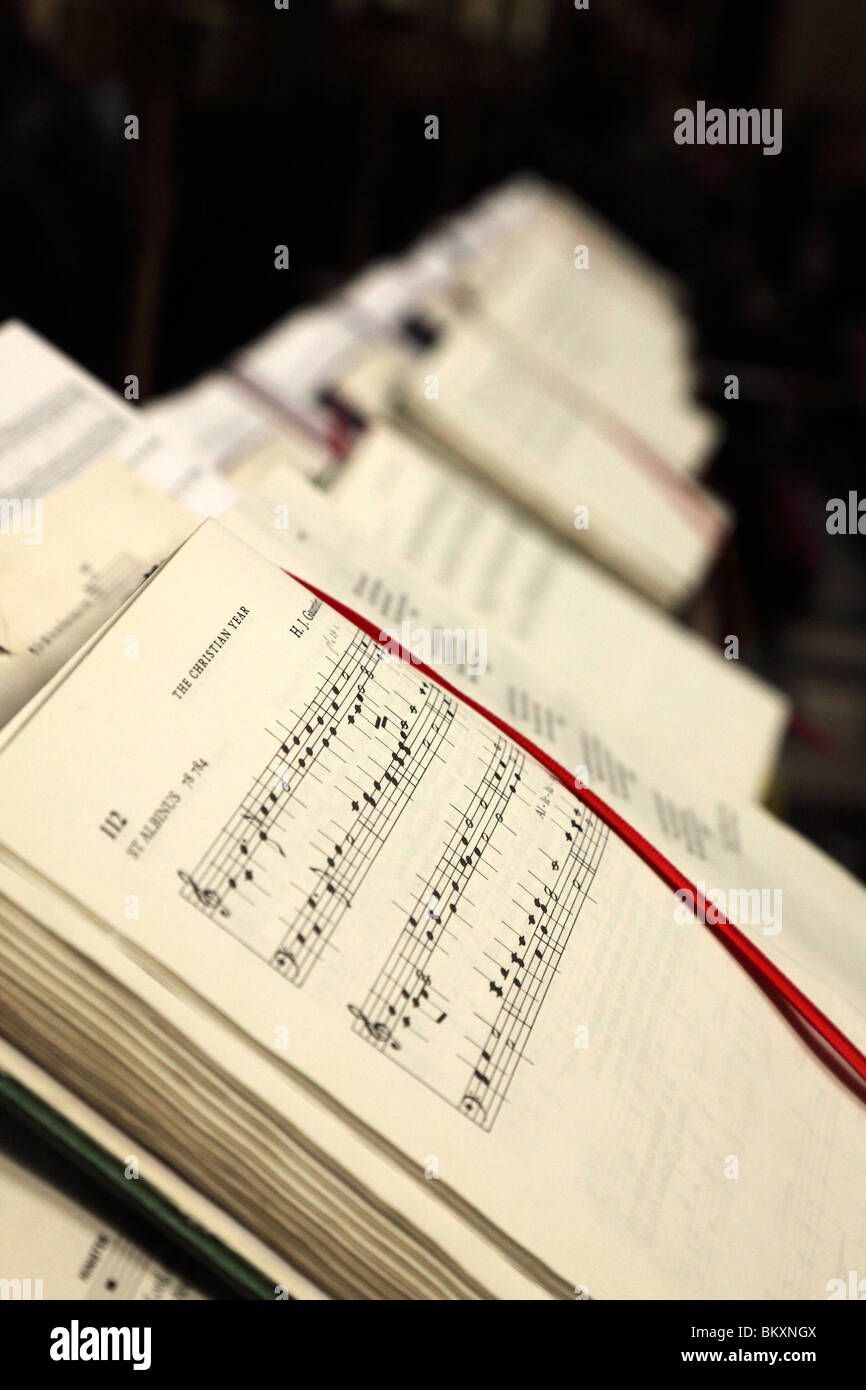 Music score book hi-res stock photography and images - Alamy