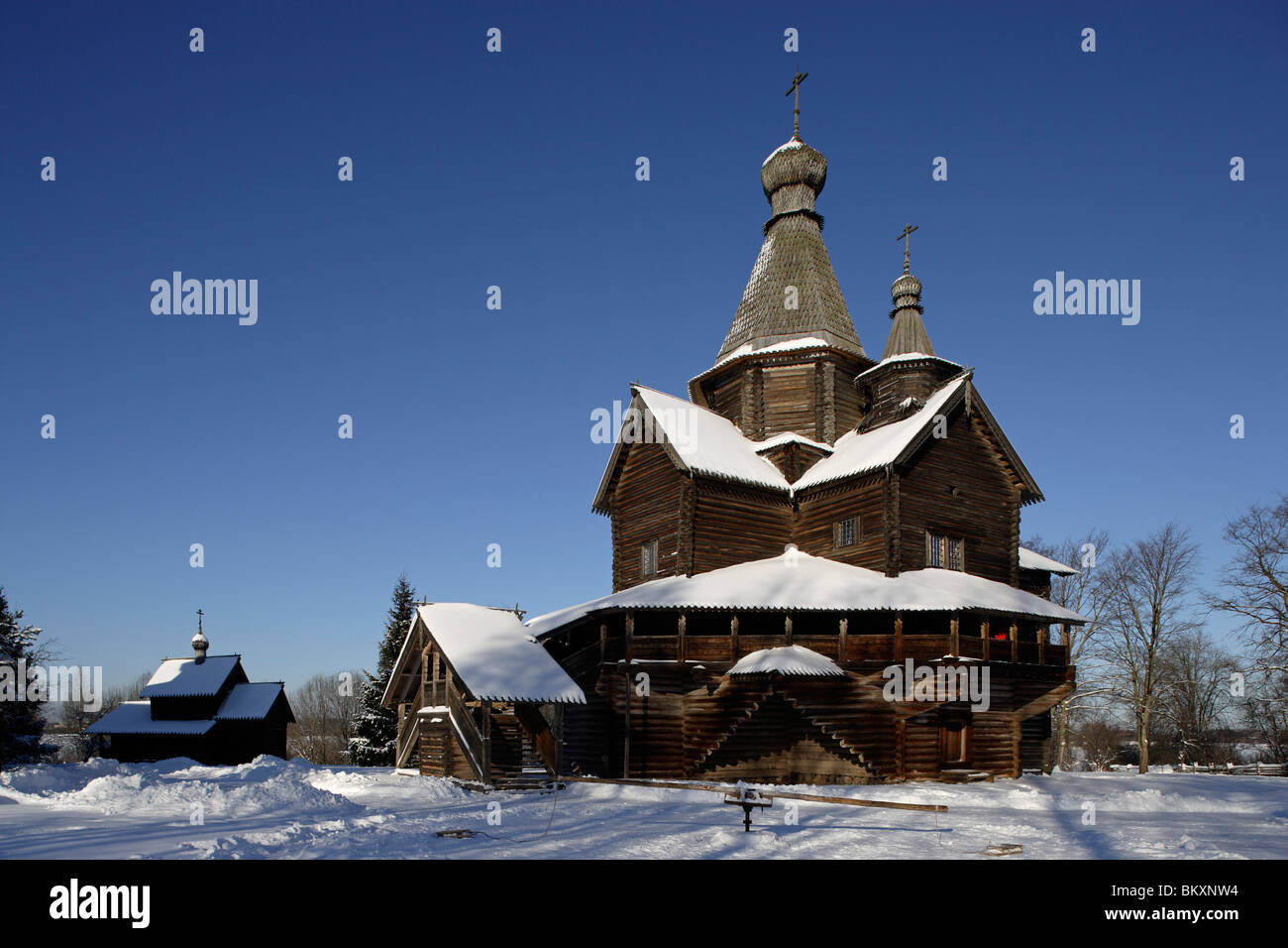 Russia Novgorod-the-Great Region Vitoslavlitsy Museum of Wooden ...