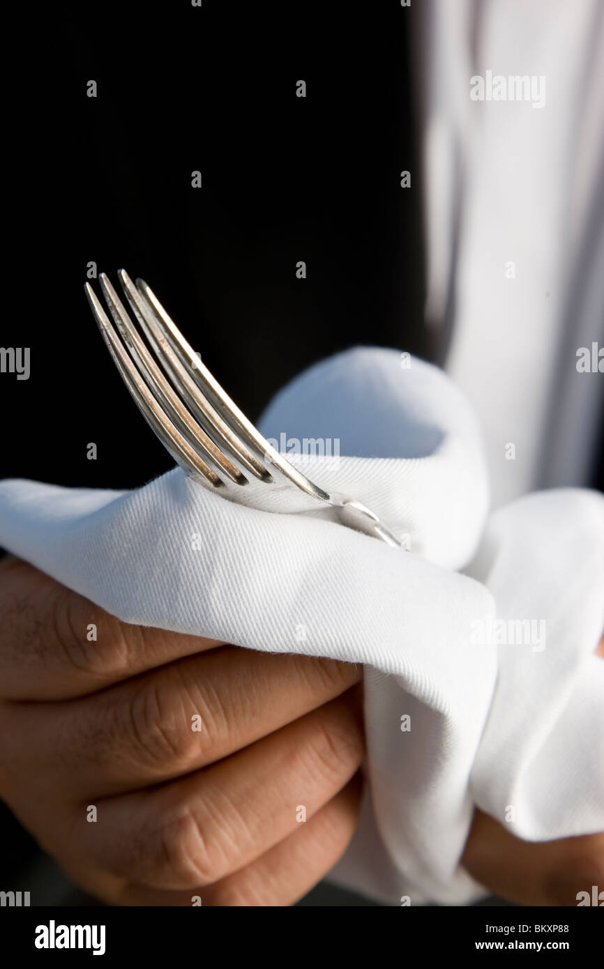 Silver polishing cloth hi-res stock photography and images - Alamy