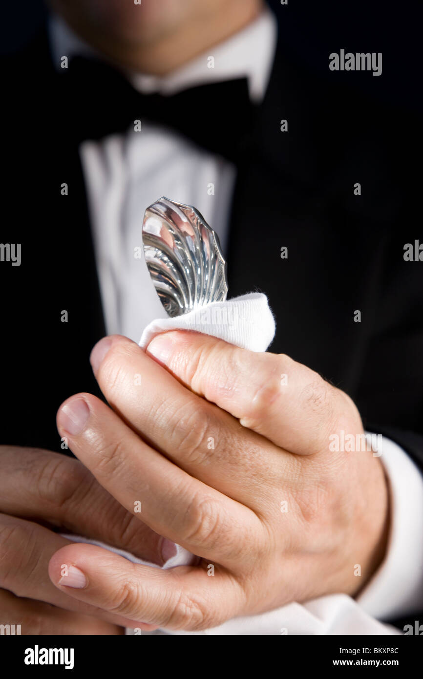 Silver polishing cloth hi-res stock photography and images - Alamy