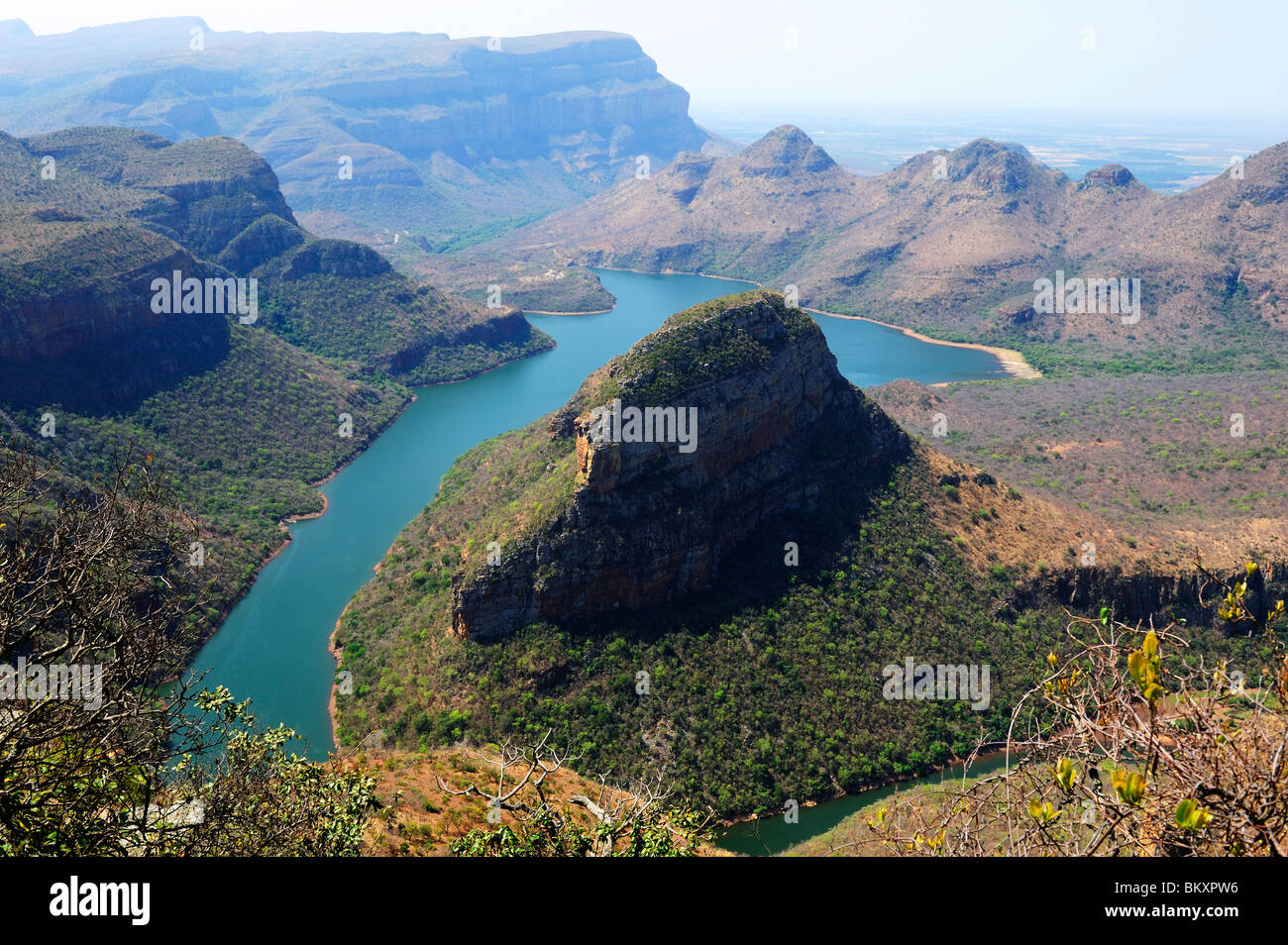 Blyde Dam on Blyde River in Mpumalanga Province, South Africa Stock ...